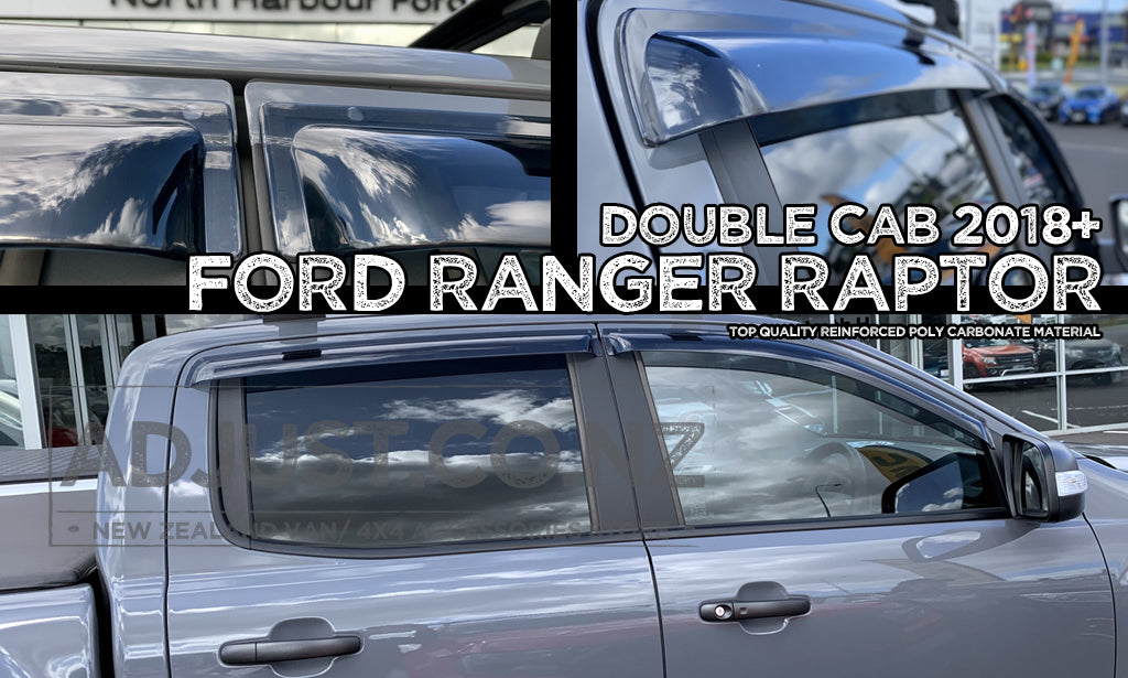 Monsoon / Window Visors / Weather shield smoke slim type Ford Ranger R ...